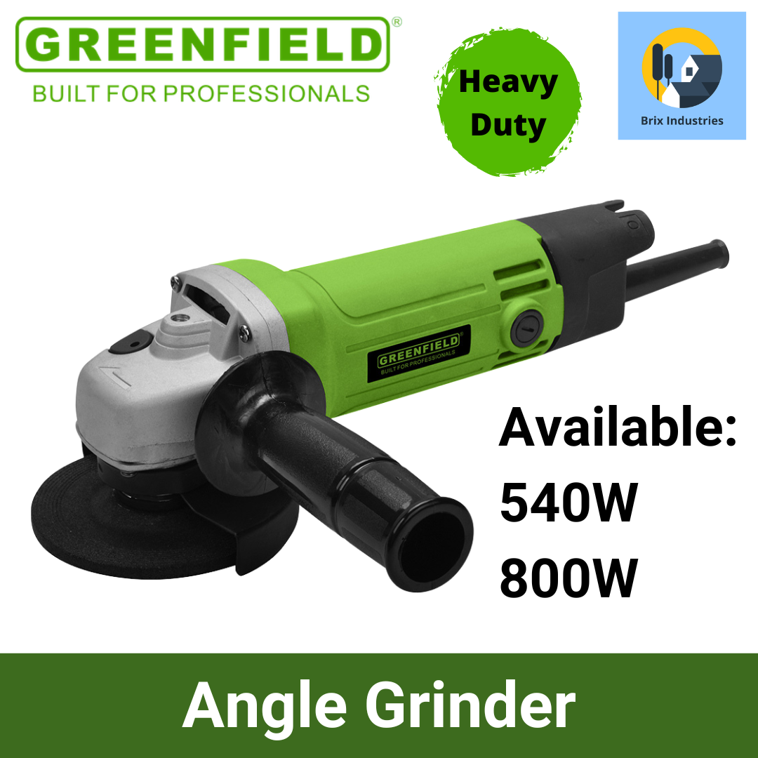 Greenfield Angle Grinder 540W or 800W Heavy Duty Power Tools Brix ...