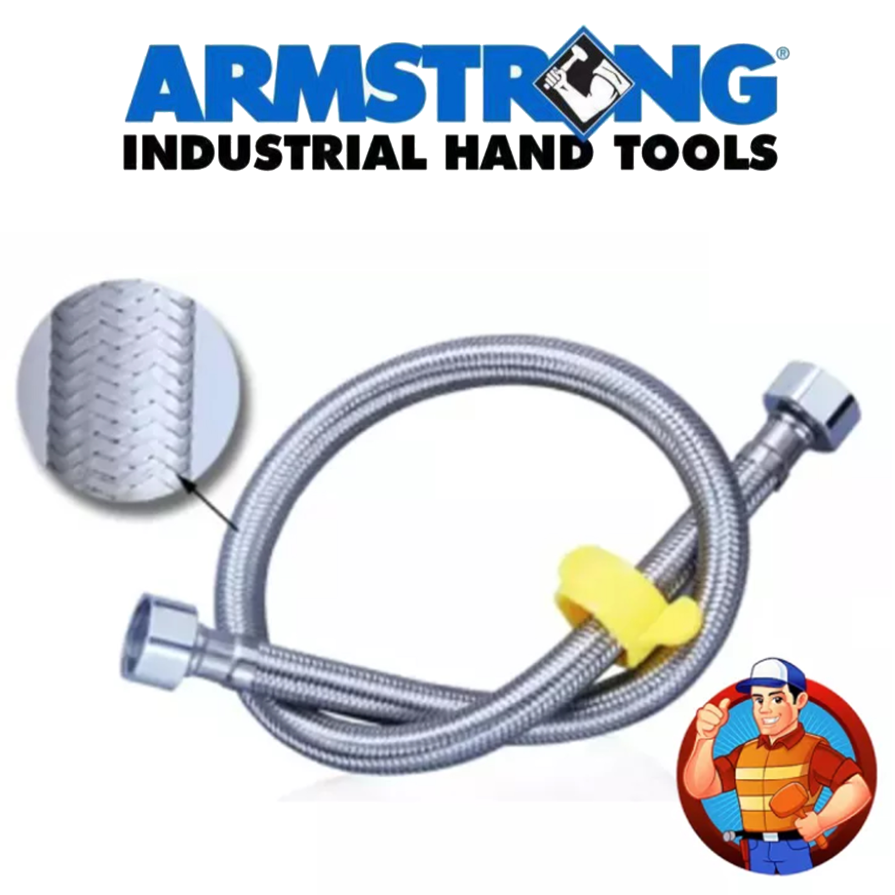 ARMSTRONG Supply Hose Pure Stainless Flexible Hose High Quelity 1PC ...