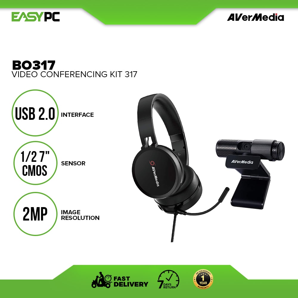 AVerMedia Video Conferencing Kit BO317 (PW313+AH313) for seamless ...