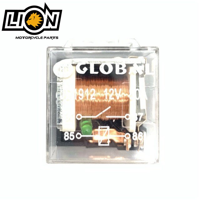 LION Motorcycle 4pin 5pin Horn LED Light Relay Transparent 12V | Lazada PH