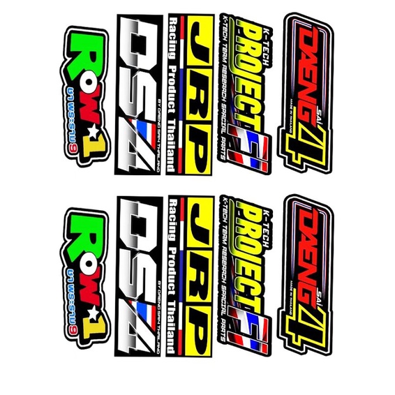 【local stock】 jrp set thailook sticker a4 size waterproof good any ...