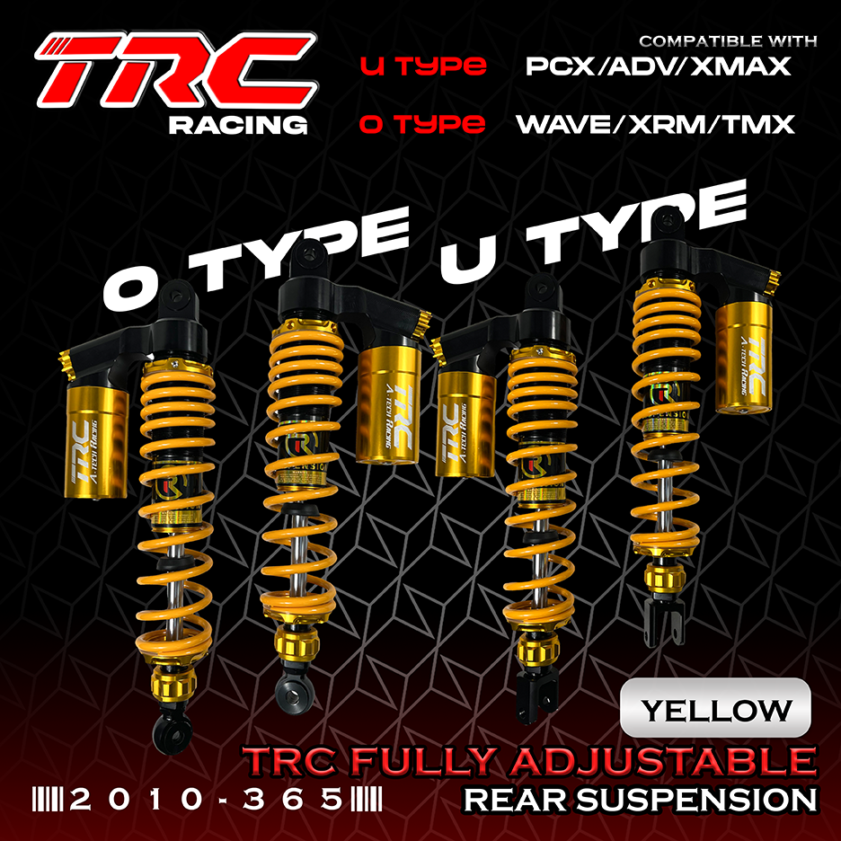 TRC Racing 365mm Fully Adjustable CNC Shock Suspension for PCX/ADV/XMAX ...