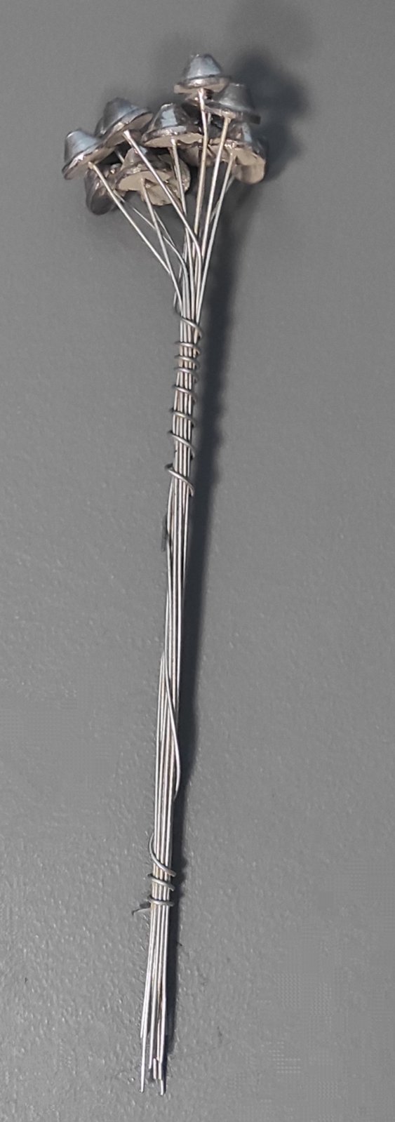 Lead wire fastener lenguita linguita umbrella nail German wire per ...