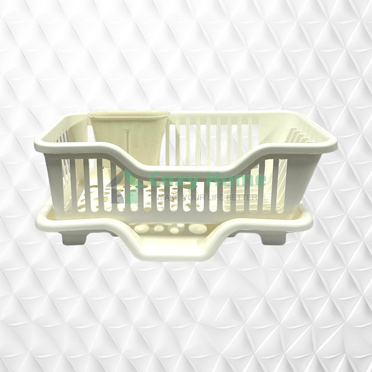 UniGlobal High Quality Plastic Kitchen Utensils Dish Drain Rack Plate ...