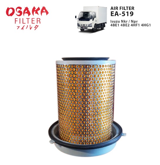 Osaka EA-519 Air Filter Isuzu NKR NPR 4BE1 4BE2 4HF1 4HG1 | Lazada PH