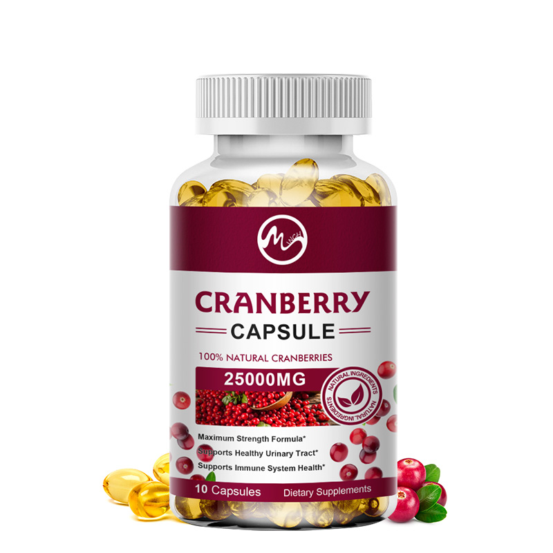 Organic Cranberry Extract Capsules 25000mg Supports Urinary System ...
