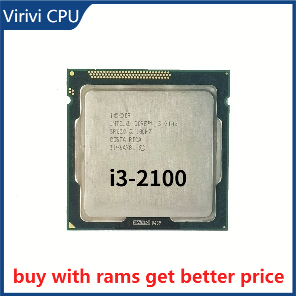 PC In Core i3-2100 i3 2100 Processor 3M Cache 3.1GHz LGA 1155 65W ...
