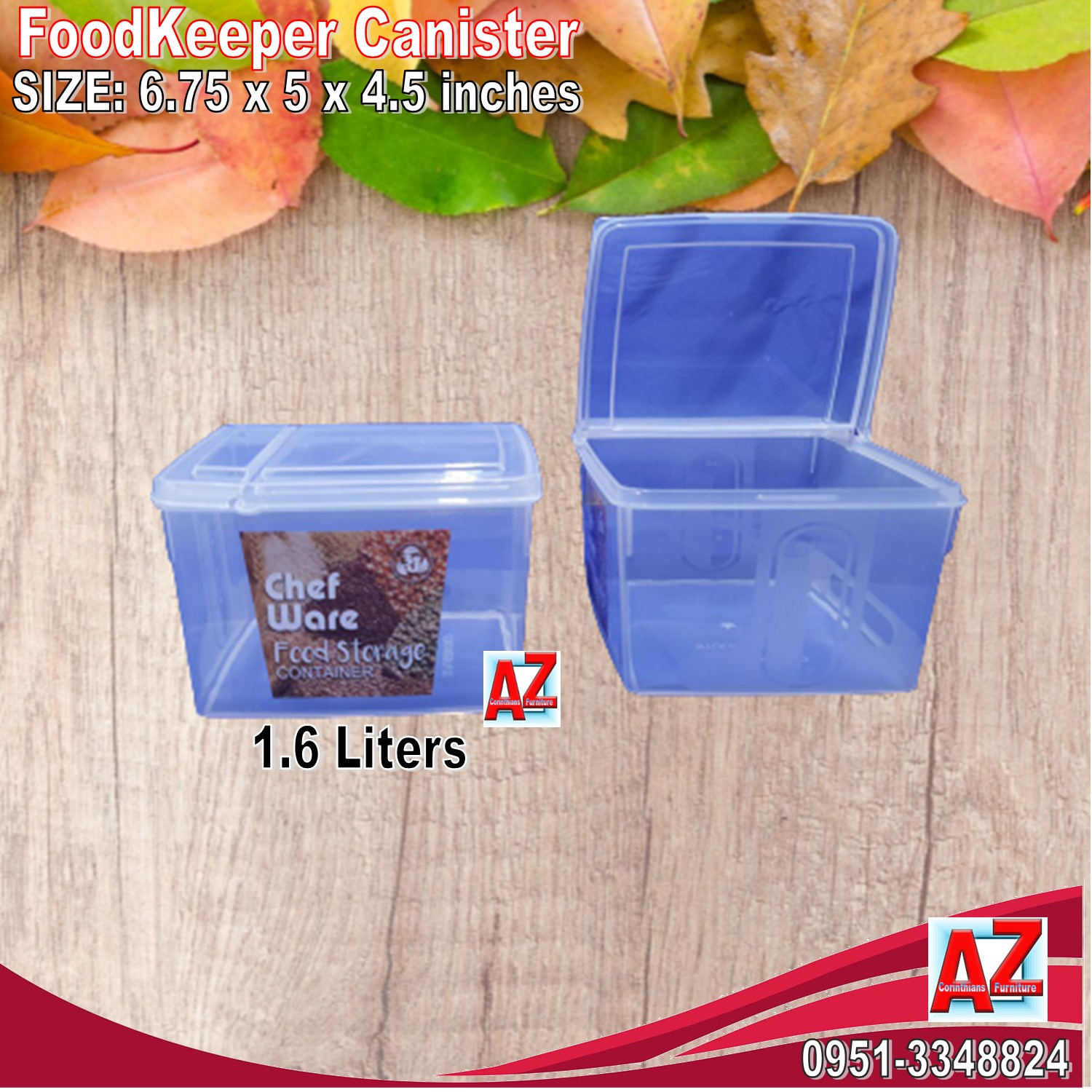 Chef ware Food keeper Canister Food Storage Rectangular Canister ...