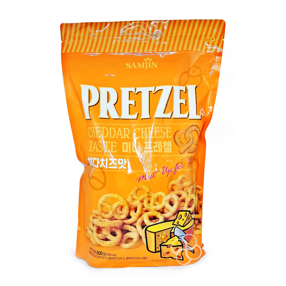 Samjin Cheddar Cheese Taste Mini Pretzel 800g | Lazada PH