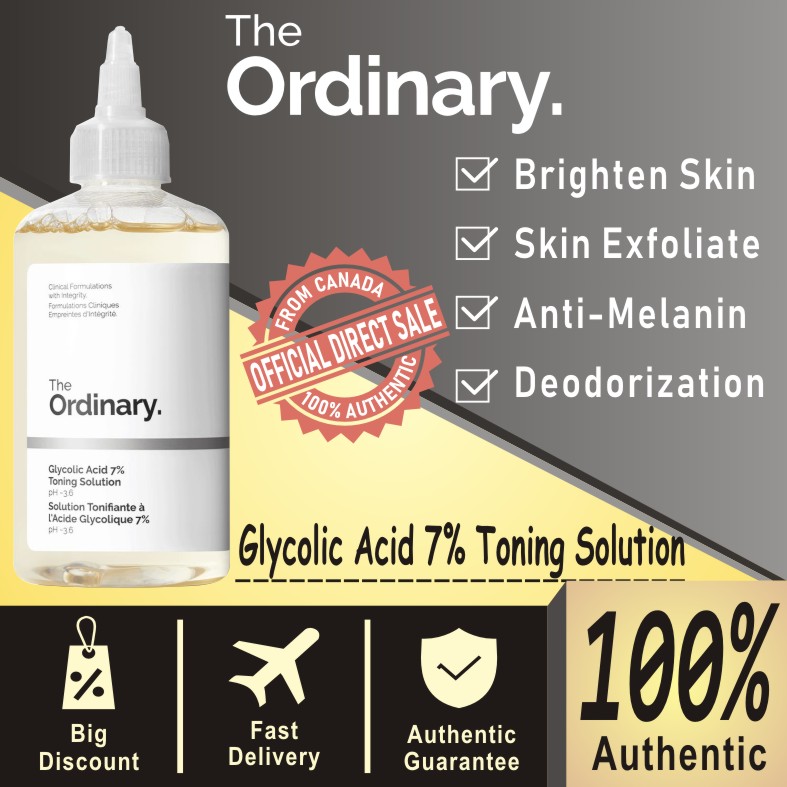 The Ordinary Toner Glycolic Acid 7% Toning Solution Acne And Pimple ...