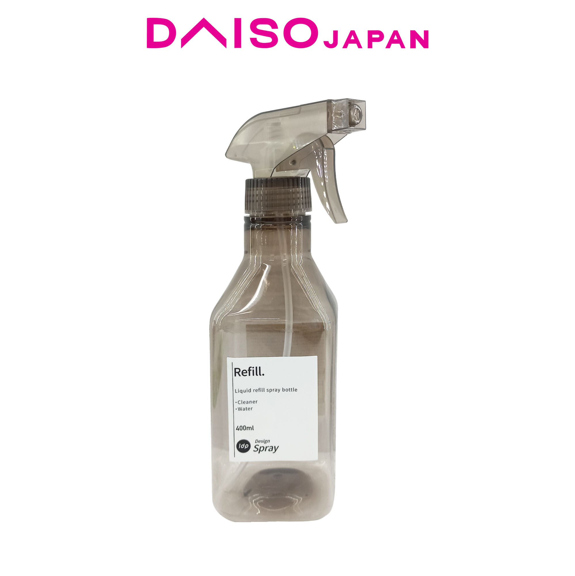 Daiso Cleaning Spray Square Bottle (Amber, 400ml) | Lazada PH