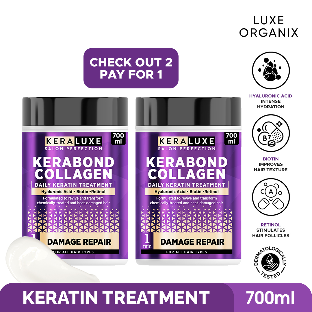 Kera Luxe Kerabond Collagen Daily Keratin Treatment Damage Repair 700ml ...