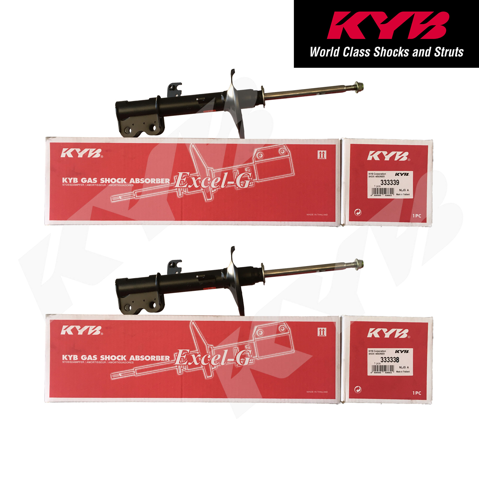 KYB 333338/333339 for Toyota Corolla Altis 2002 - 2007 Set of 2 Front ...