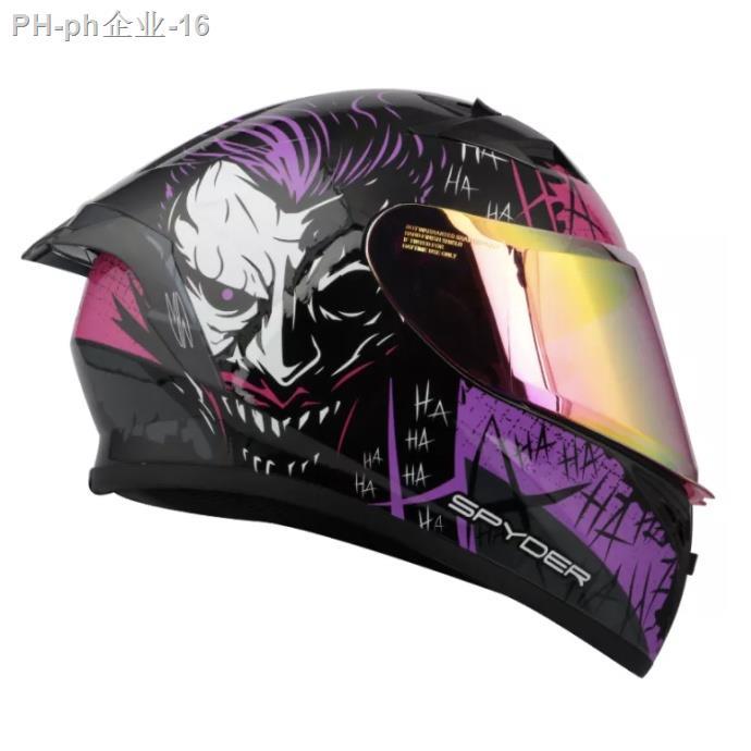 Spyder Full-face Helmet Phoenix G -Neo Series JOKER (With Free Extra ...
