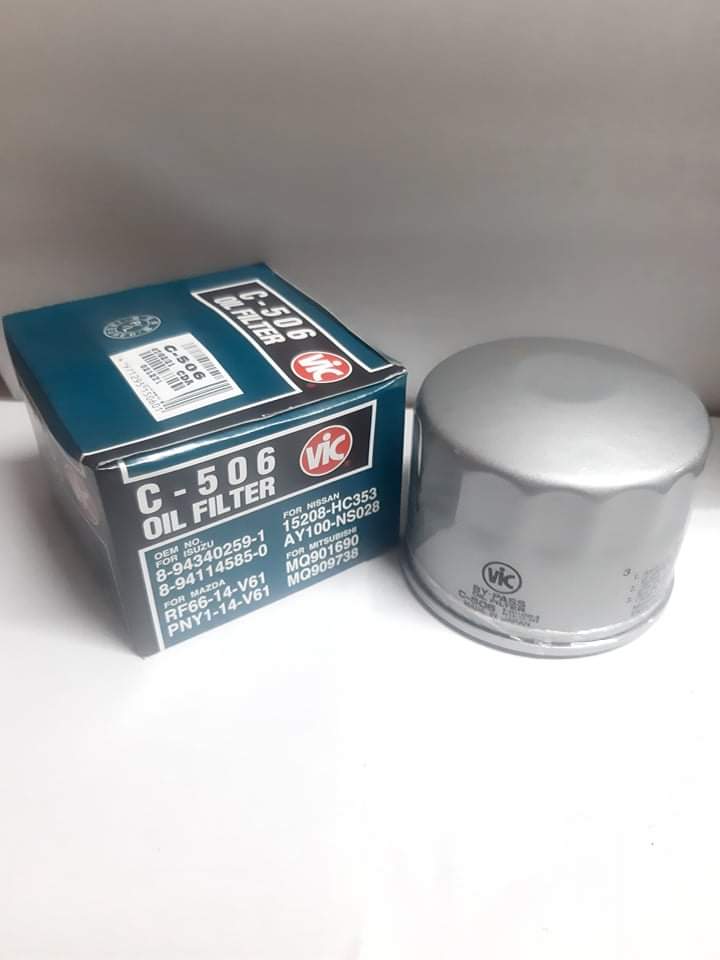 VIC OIL FILTER C-506 for ISUZU 4BC2, 4BE1, MAZDA R2, RF | Lazada PH