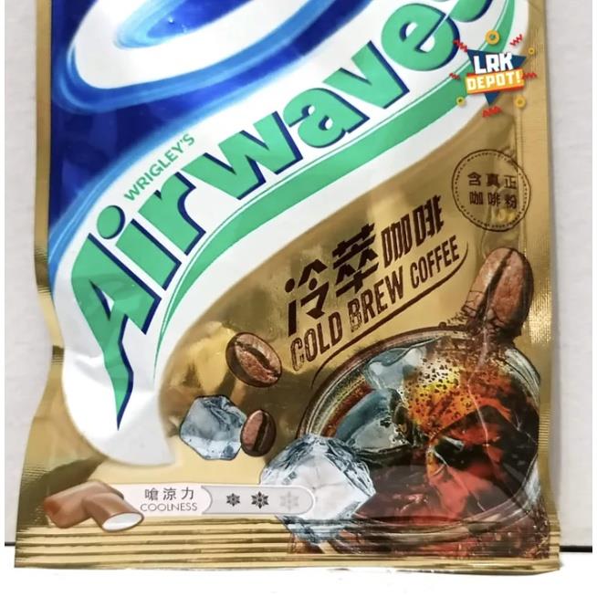 Wrigley's Airwaves (Cold Brew COFFEE) Sugar-free Chewing Gum Bubble ...