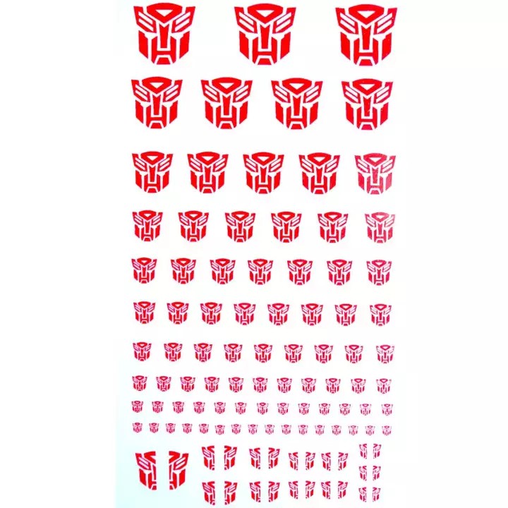 Optimus Prime Autobot Symbol Logo Sitcker5BT | Lazada PH