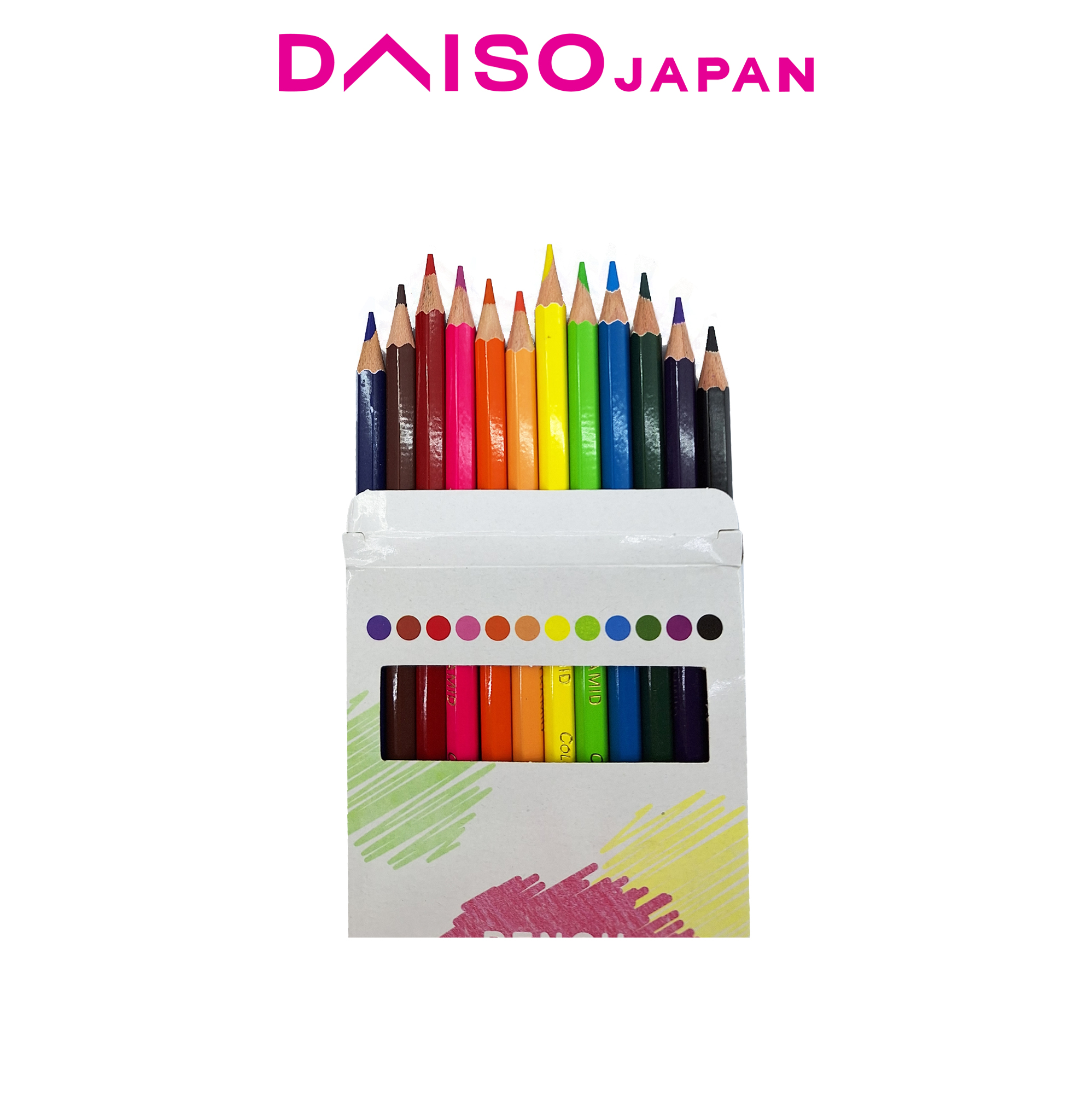 Daiso Colored Pencils (12 colors) | Lazada PH