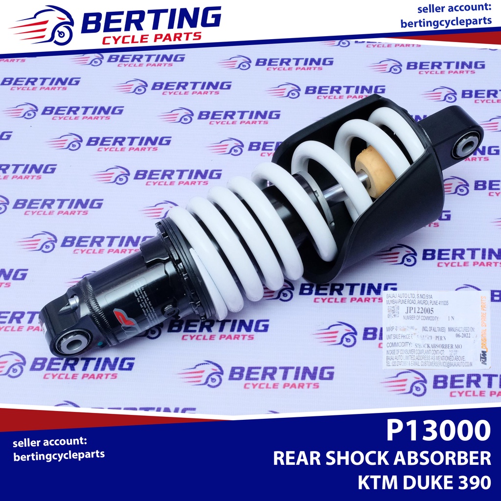 KTM REAR SHOCK ABSORBER MONOSHOCK for Duke 200 390 Genuine JP122005 ...