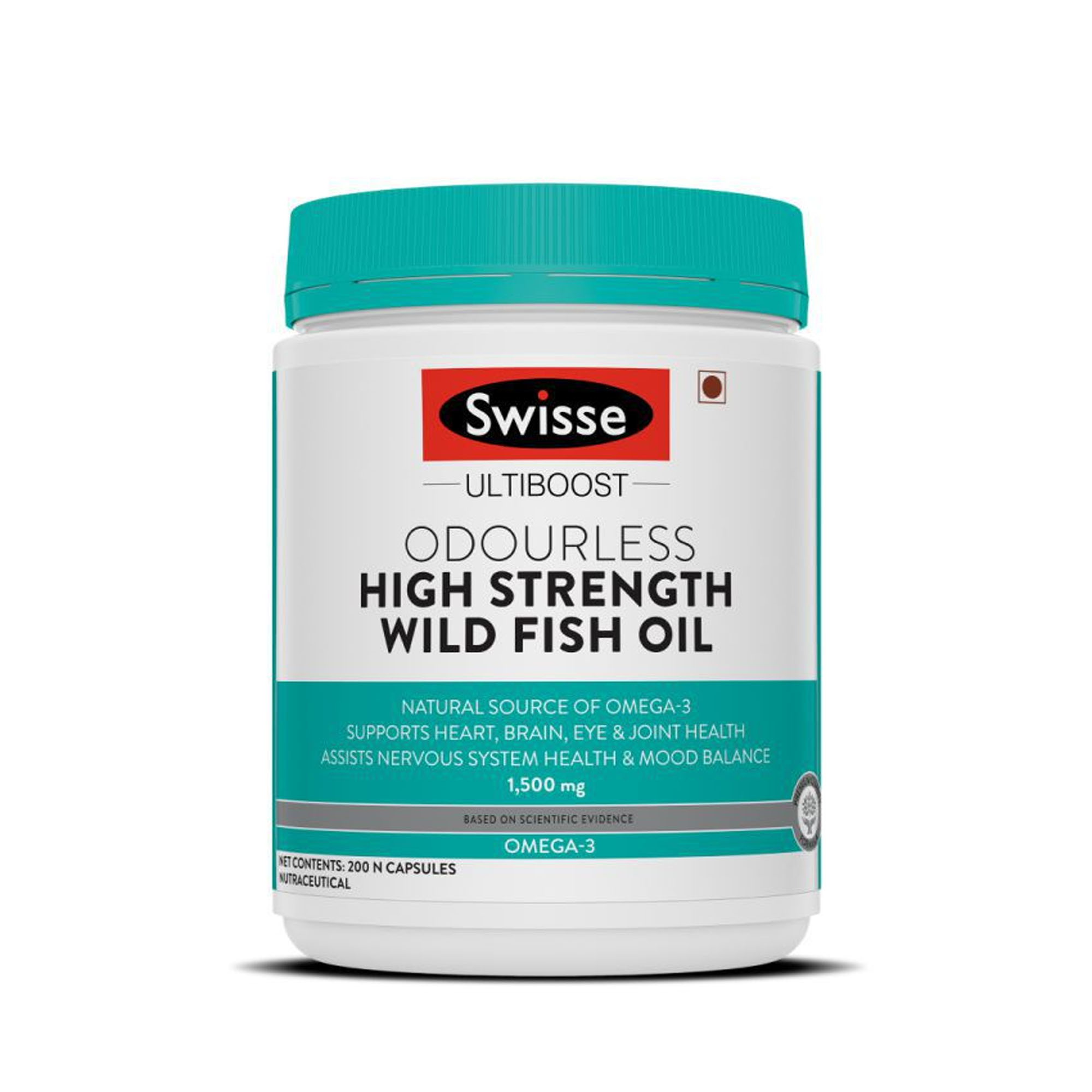 Swisse Ultiboost Odourless High Strength Wild Fish Oil 1500mg 400 ...