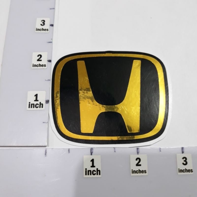 Honda Logo Sticker Decal in Silver, Gold & Hologram | Lazada PH