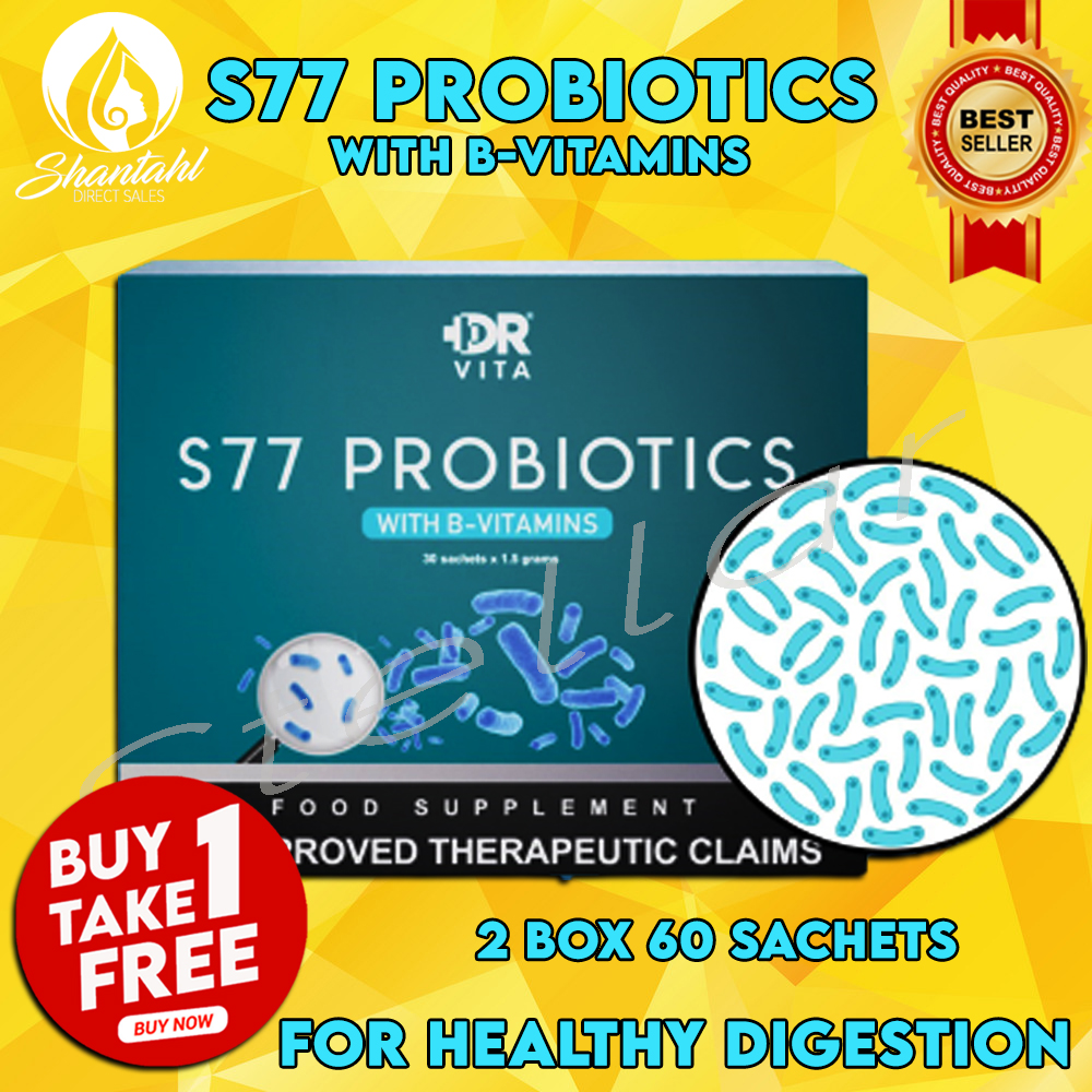 BUY 1 TAKE 1! 100% Authentic DR. VITA S77 PROBIOTICS with B-Vitamins ...