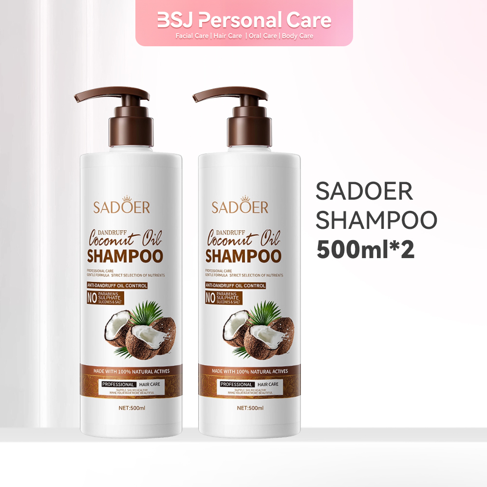 【BUY 1 TAKE 1】Sadoer Coconut Oil Shampoo And Conditioner Hair Mask Anti ...