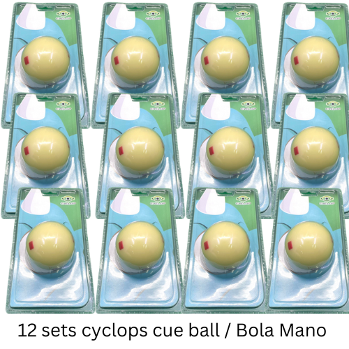 12 Sets Cyclops Cue Ball / Pato ng Bilyaran / Billiard Accessories ...