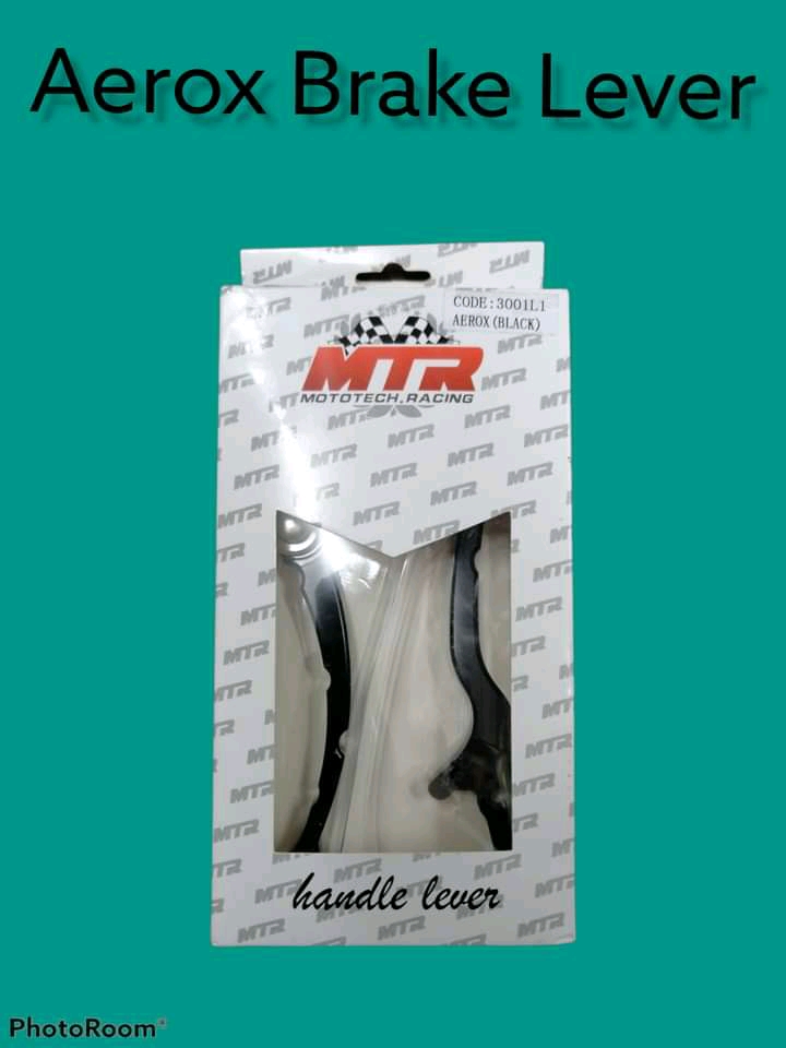 Brake Lever AEROX 155 motorcycle WITH lock Mtr brand Black color Very ...