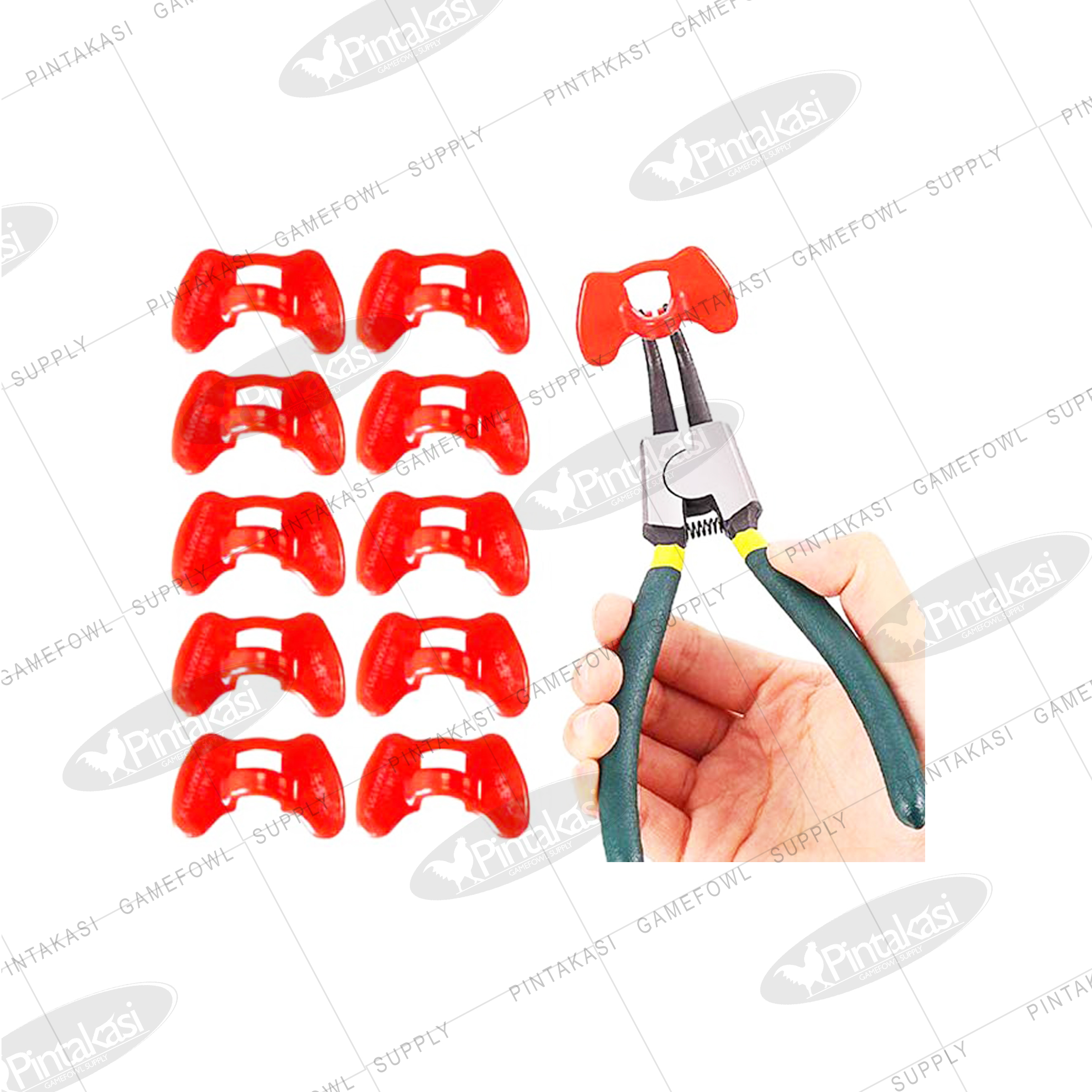 PINTAKASI BRAND 10 pieces Gamefowl Rooster Blinders with Plier : Avoid ...