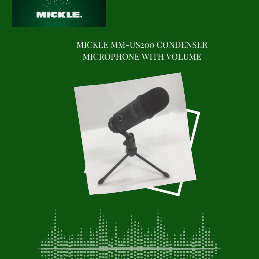 MICKLE MM-US200 Condenser Microphone with Volume Control | Lazada PH