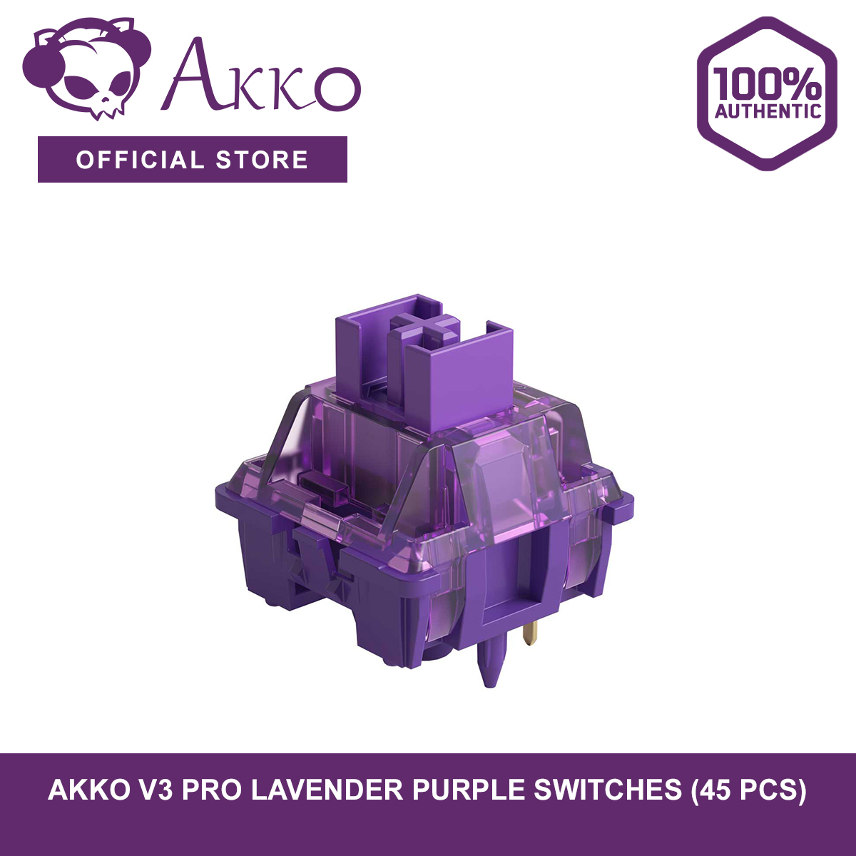 Akko V3 Pro Lavender Purple Switches (45 Pcs) | Lazada PH