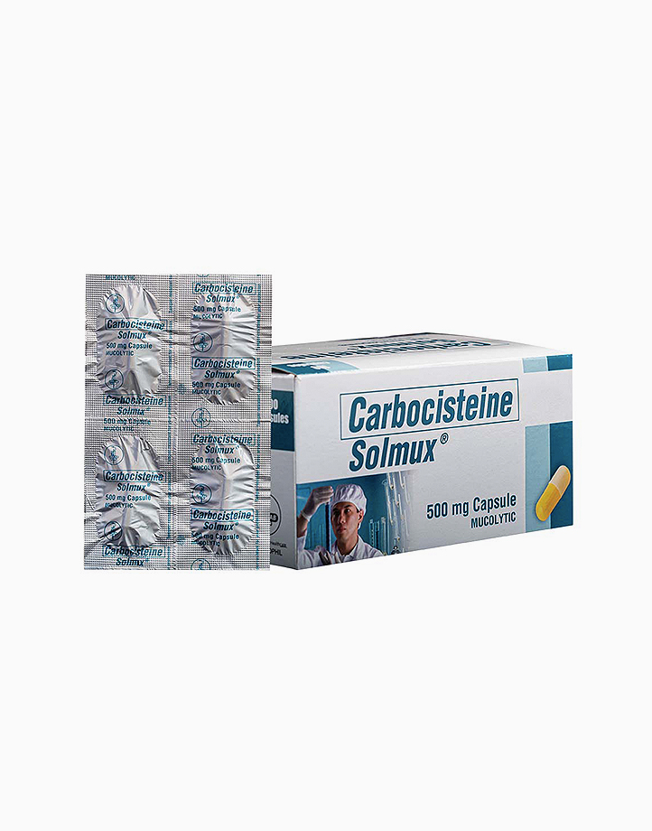 Solmux capsule 500mg 10 capsule mucolytic for cough | Lazada PH