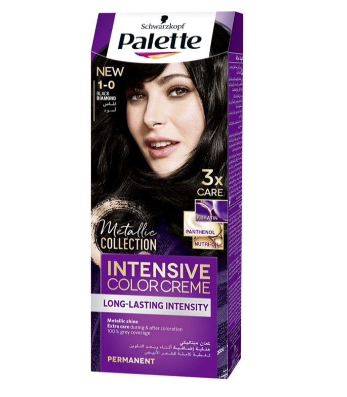 SCHWARZKOPF Palette Intensive Color Creme 1-0 Black | Lazada PH