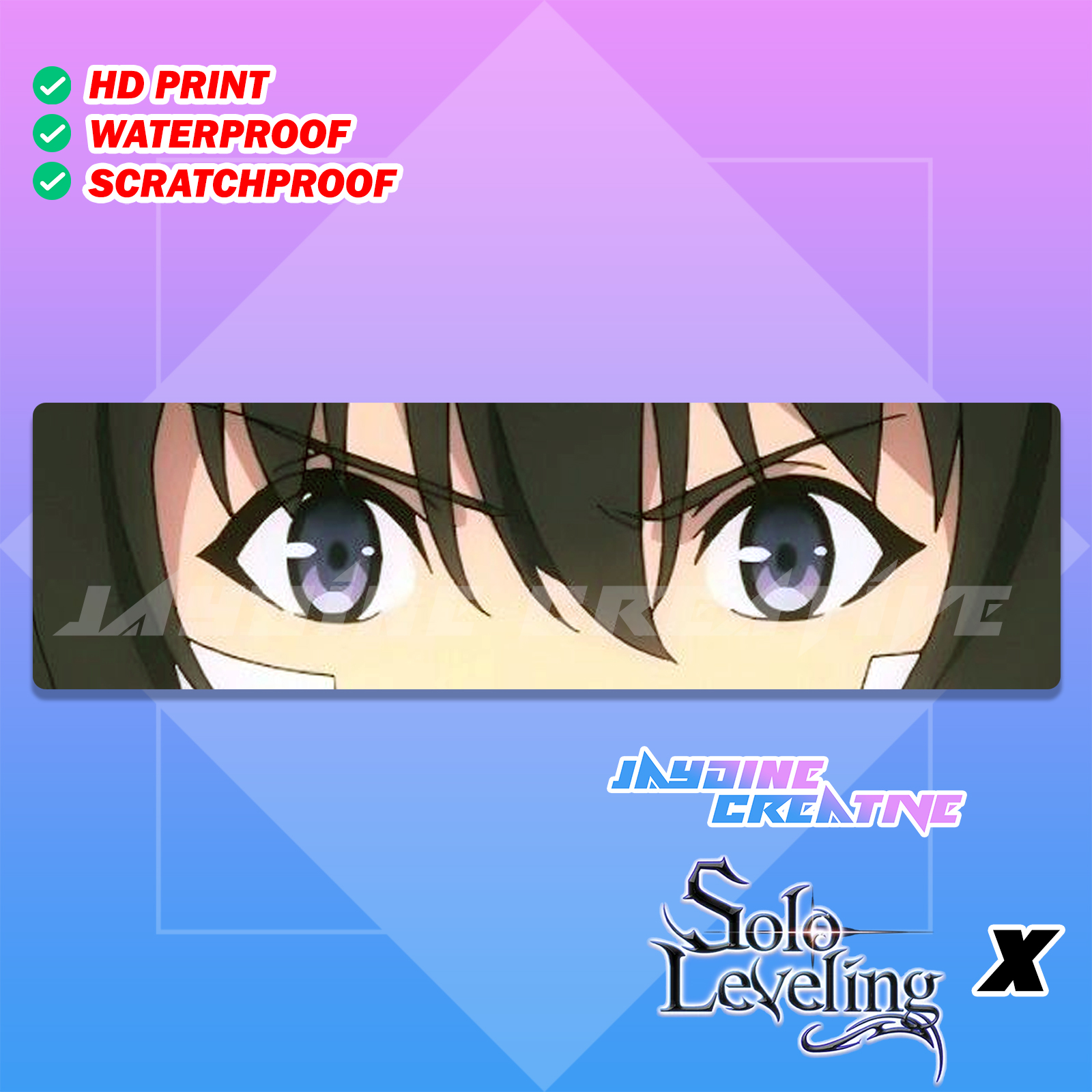 Anime Eye Slap - SOLO LEVELING Sticker High Quality and Water proof ...