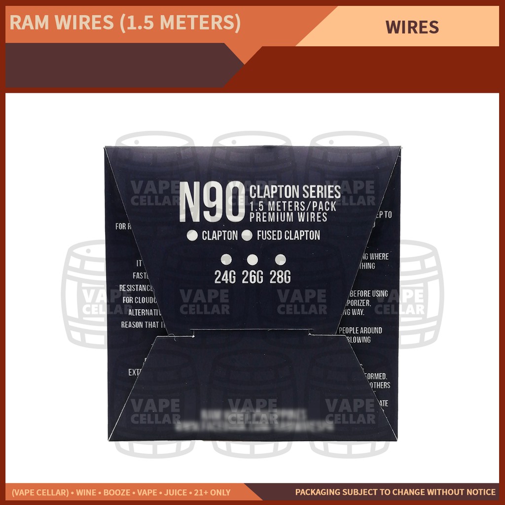 Ram Wires Clapton Series Fused Clapton (23 GA, 24 GA, 26 GA, 28 GA ...