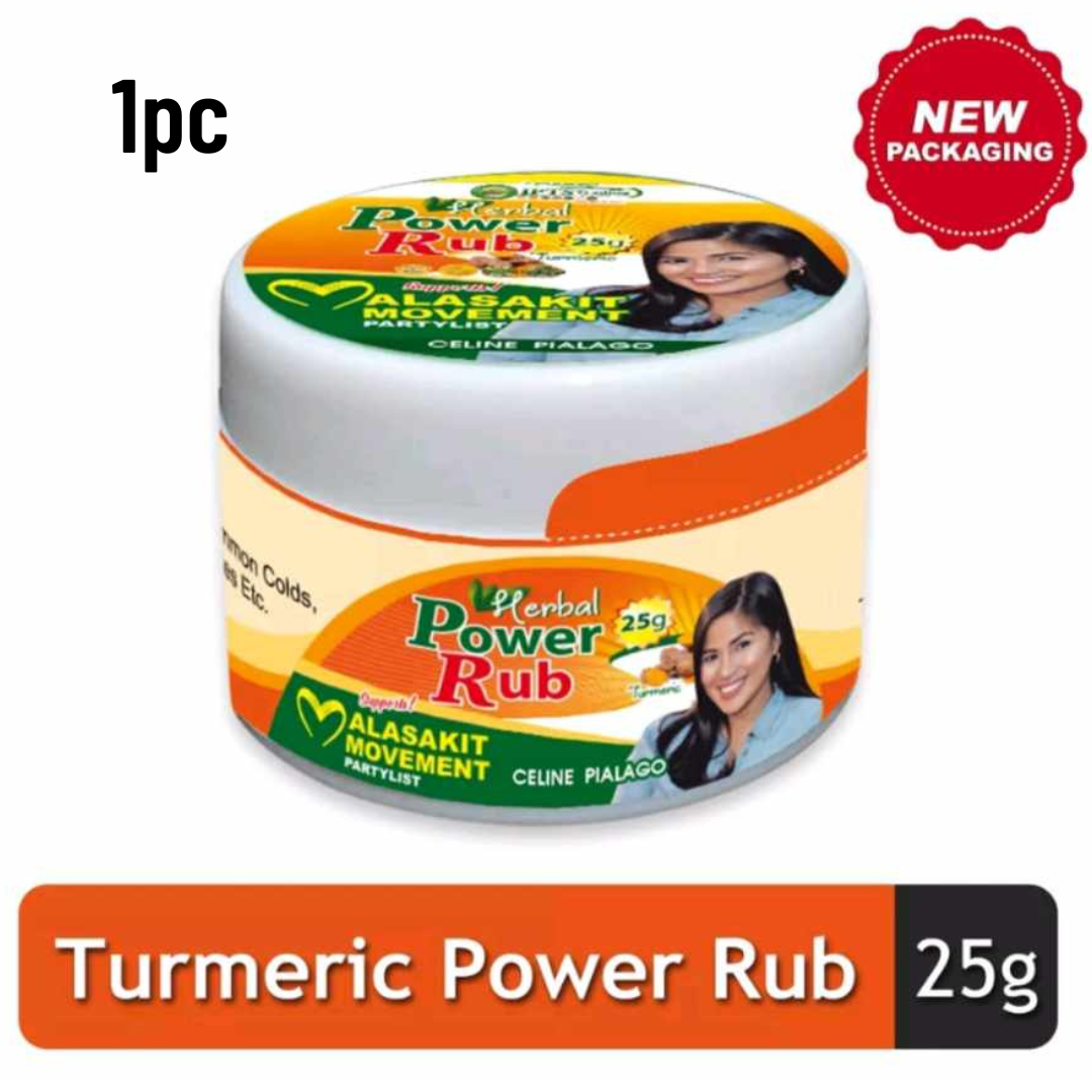BUY ONE TAKE ONE PAIN RELIEVER Herbal Power Rub TURMERIC & PEPPERMINT ...