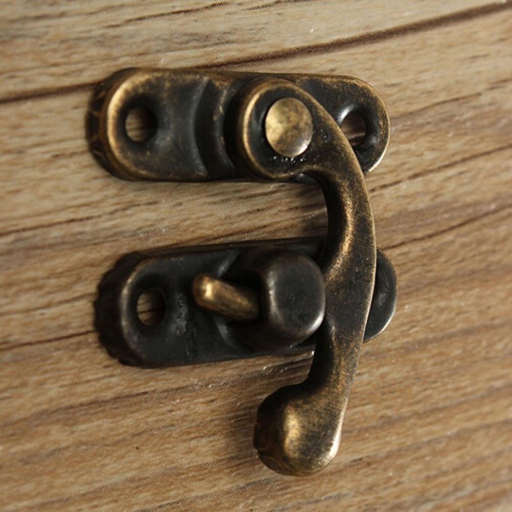 cherrya 10Pcs Antique Metal Catch Curved Buckle Horn Lock Clasp Hook ...
