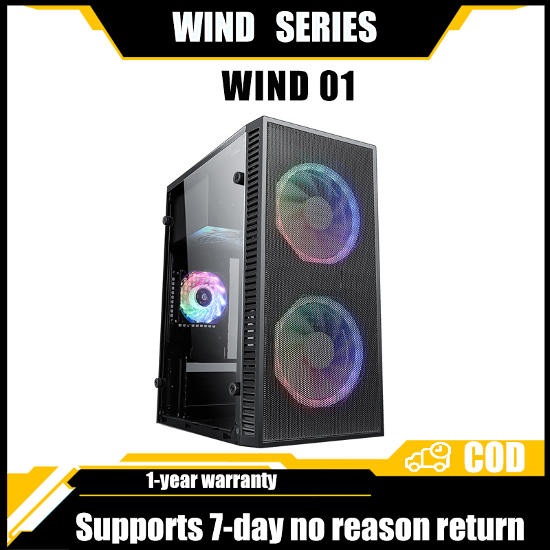 [INPLAY PC Case] Micro Atx PC Case Computer Case 2 Fan Slot USB I/O ...