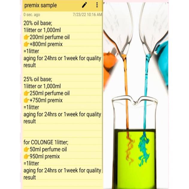 PREMIX COMPLETE Deodorized Perfume Grade Alcohol (UNSCENTED)PERFUME ...