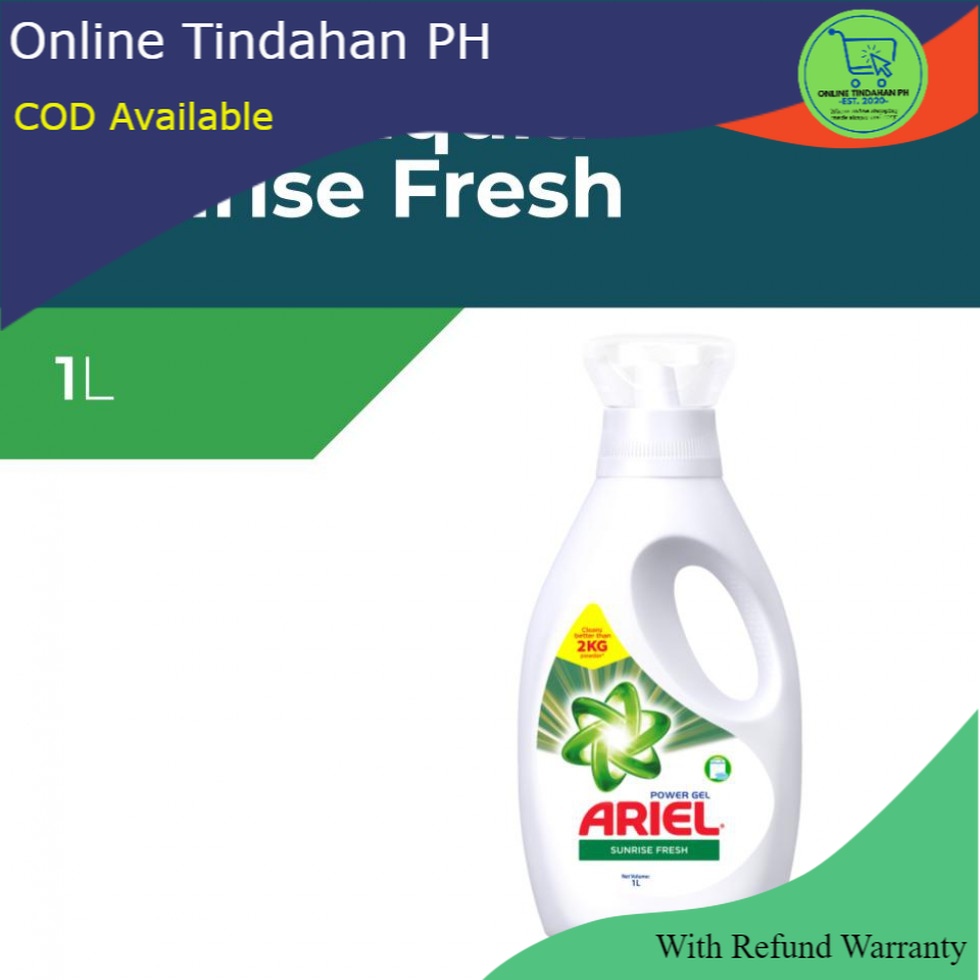Ariel Laundry Detergent Liquid Sunrise Fresh 1L | Lazada PH