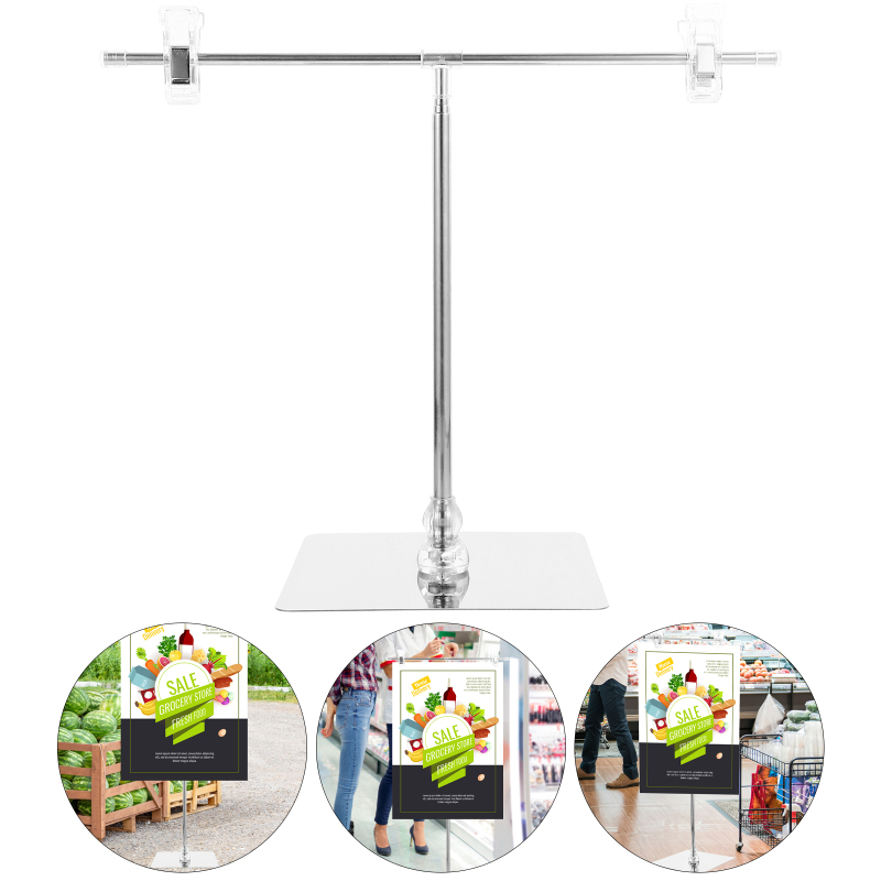 Eshopdeal【Ready Stock】 Desktop Stand Shaped Advertising Sign Holder ...