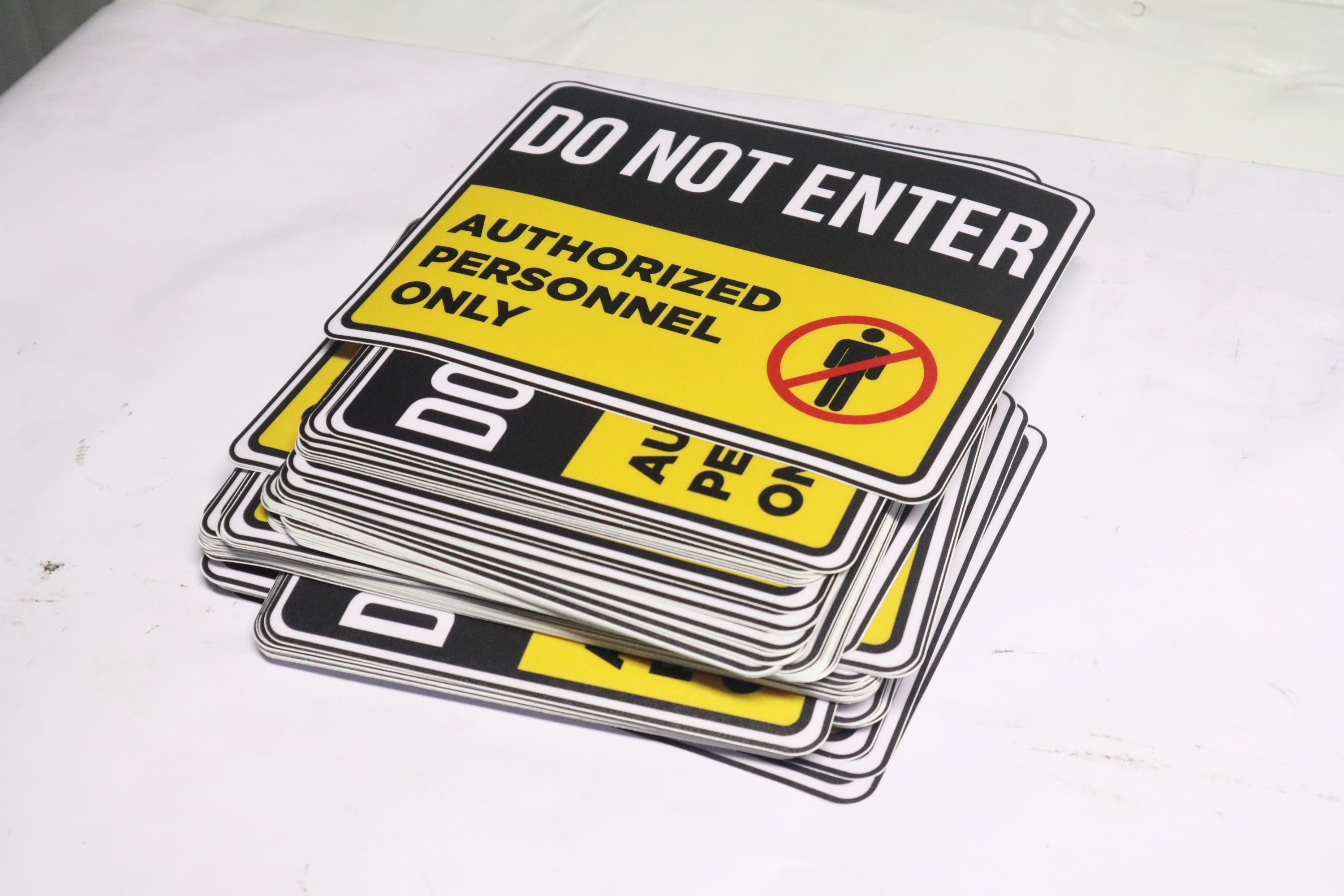 Dsign Do Not Enter Authorized Personnel Only 8x10" Sticker Signage Viny ...