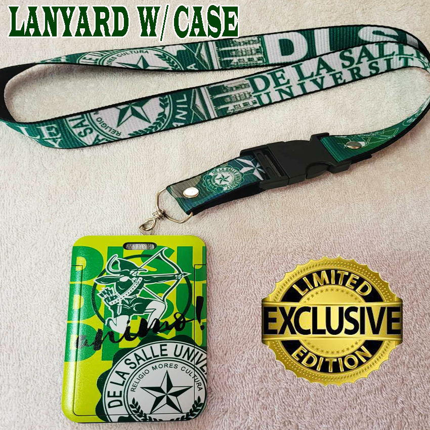 DLSU De La Salle University Lanyard Id lace Id Holder Sling | Lazada PH