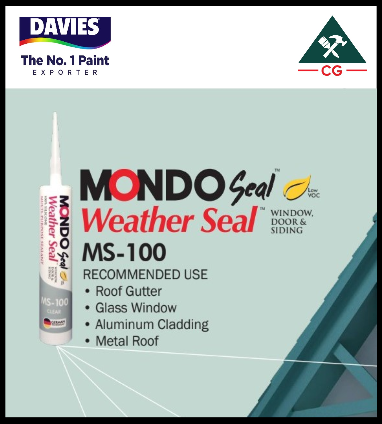 DAVIES Mondo Multi-Purpose Silicone Sealant (300 ml) | Lazada PH