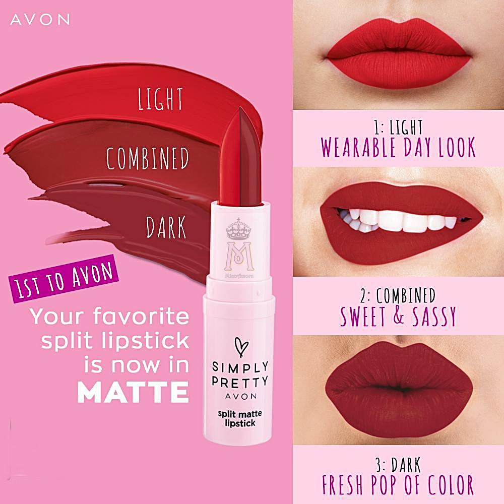 AVON - Simply Pretty SPLIT Lipstick | Lazada PH
