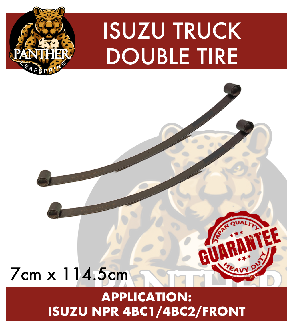 Molye / Leaf Spring Isuzu Truck Double Tire Front (MATIBAY) | Lazada PH