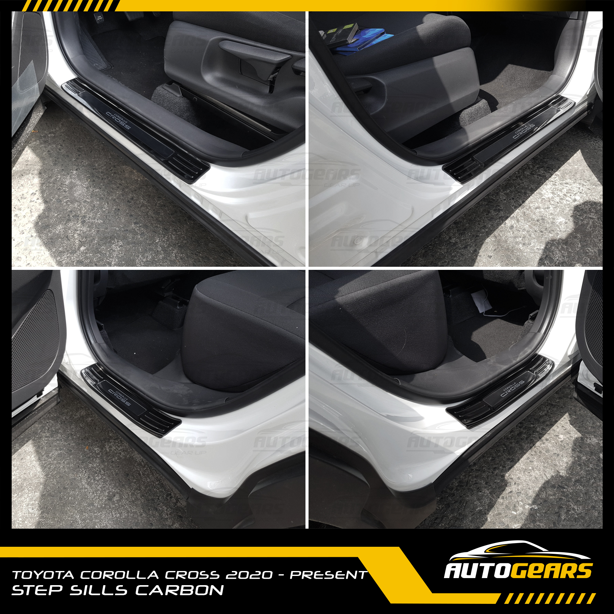 Toyota Corolla Cross (2020 - 2023) Door Side Step Sills | Lazada PH