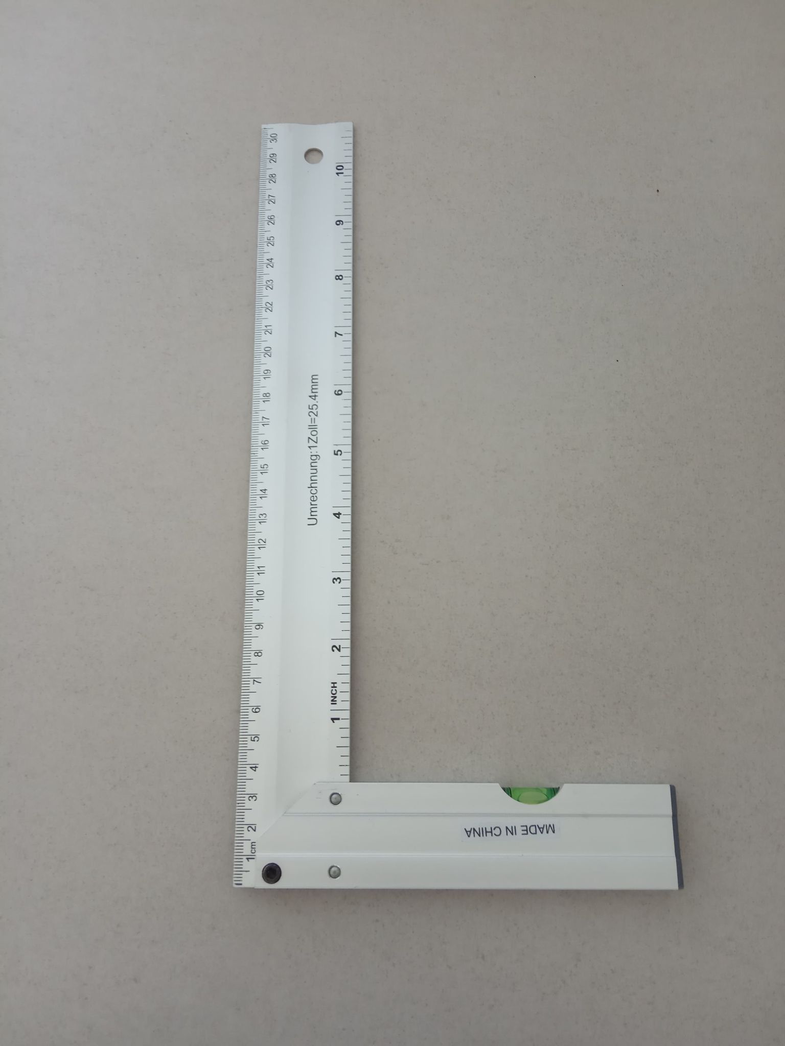 ALUMINUM SQUALA L-SQUARE ANGLE RULER WITH LEVEL BAR 30cm | Lazada PH