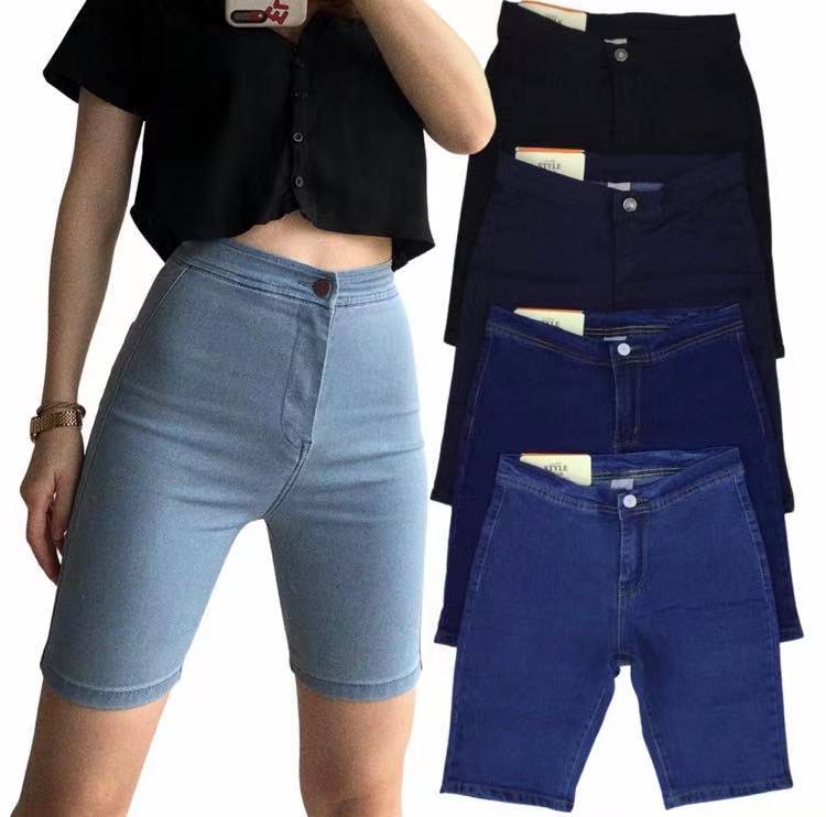 DFW HIGH WAIST JONI SHORTS TOKONG DENIM STRECHABLE | Lazada PH